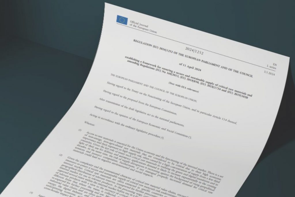 Critical Raw Materials Act: 170 Anträge eingereicht – doobloo